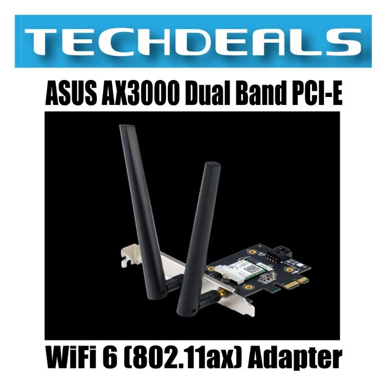 ASUS AX3000 Dual Band PCI-E WiFi 6 (802.11ax) Adapter | PCE-AX3000 ...