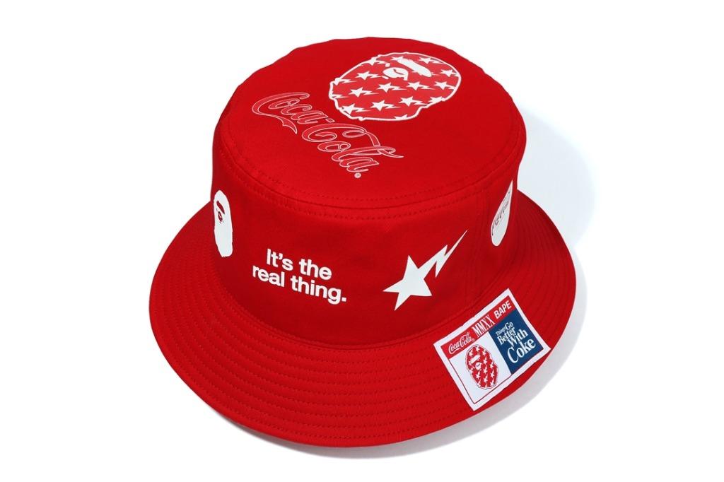 BAPE x COCA COLA BUCKET HAT, Men's Fashion, Accessories, Caps & Hats on ...