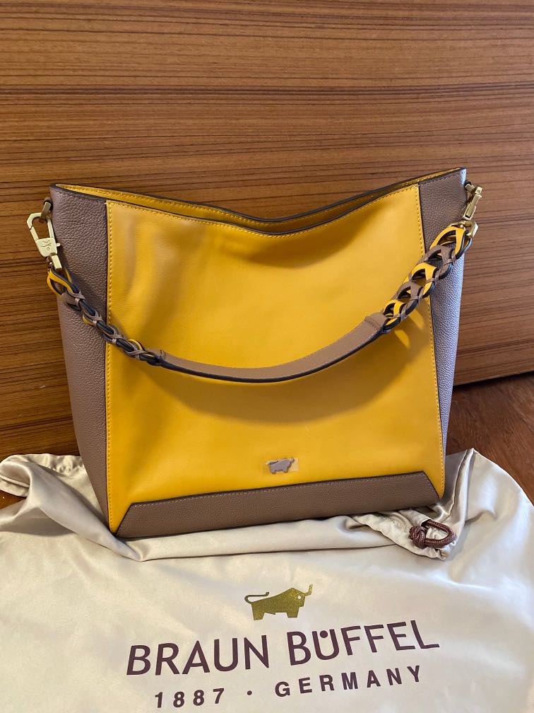 Brand New Braun Buffel Genuine Leather Handbag Leather Bag, Women's ...