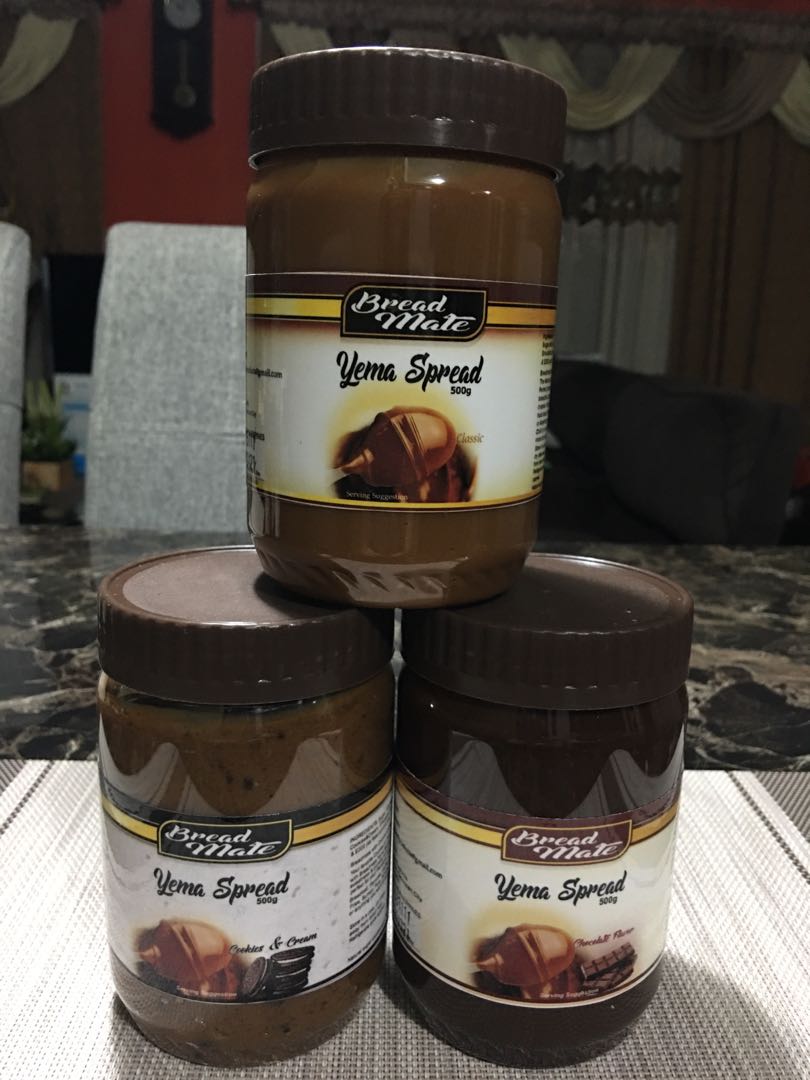 Bread mate yema spread on hand, Food & Drinks, Packaged & Instant Food on Carousell