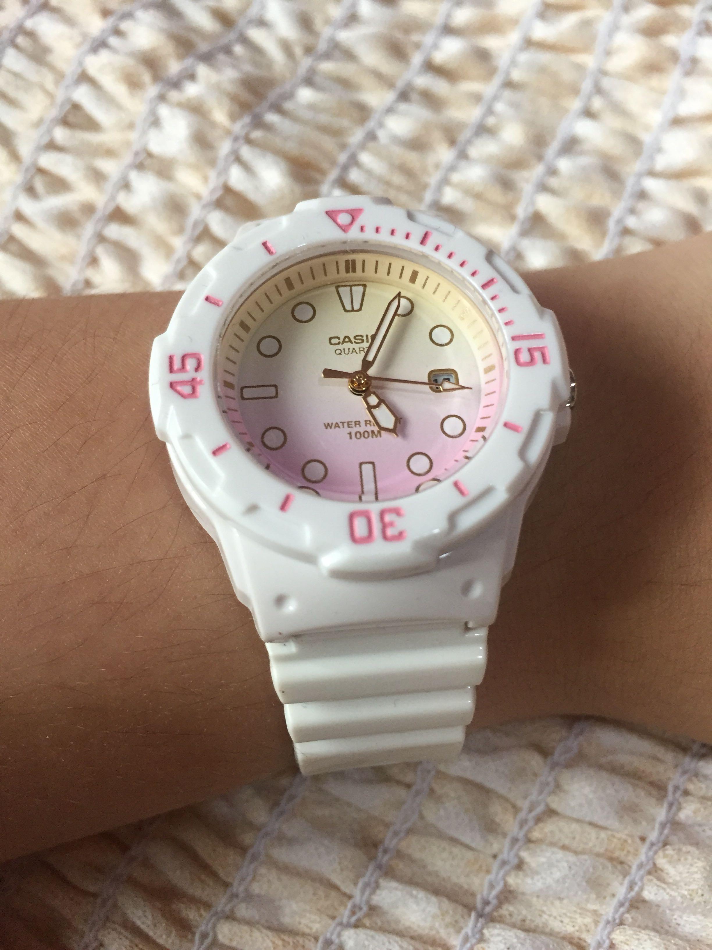 Casio White Watch, Women's Fashion, Watches & Accessories, Watches on ...