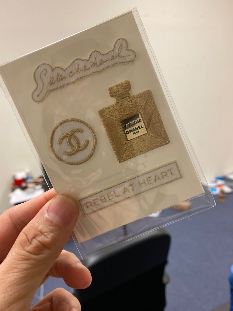 Chanel - Iron On Patch Badge, Women's Fashion, Clothes, Others on Carousell