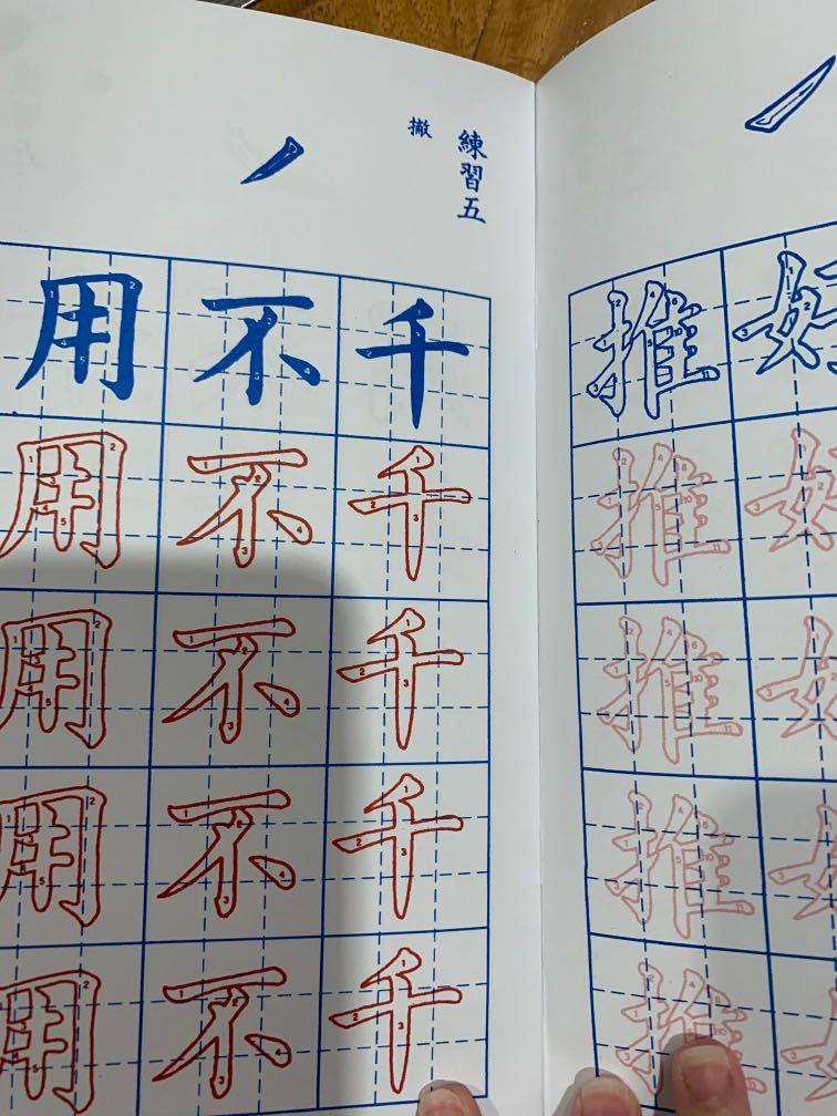 Chinese Maobi Practice, Hobbies & Toys, Books & Magazines, Textbooks on ...