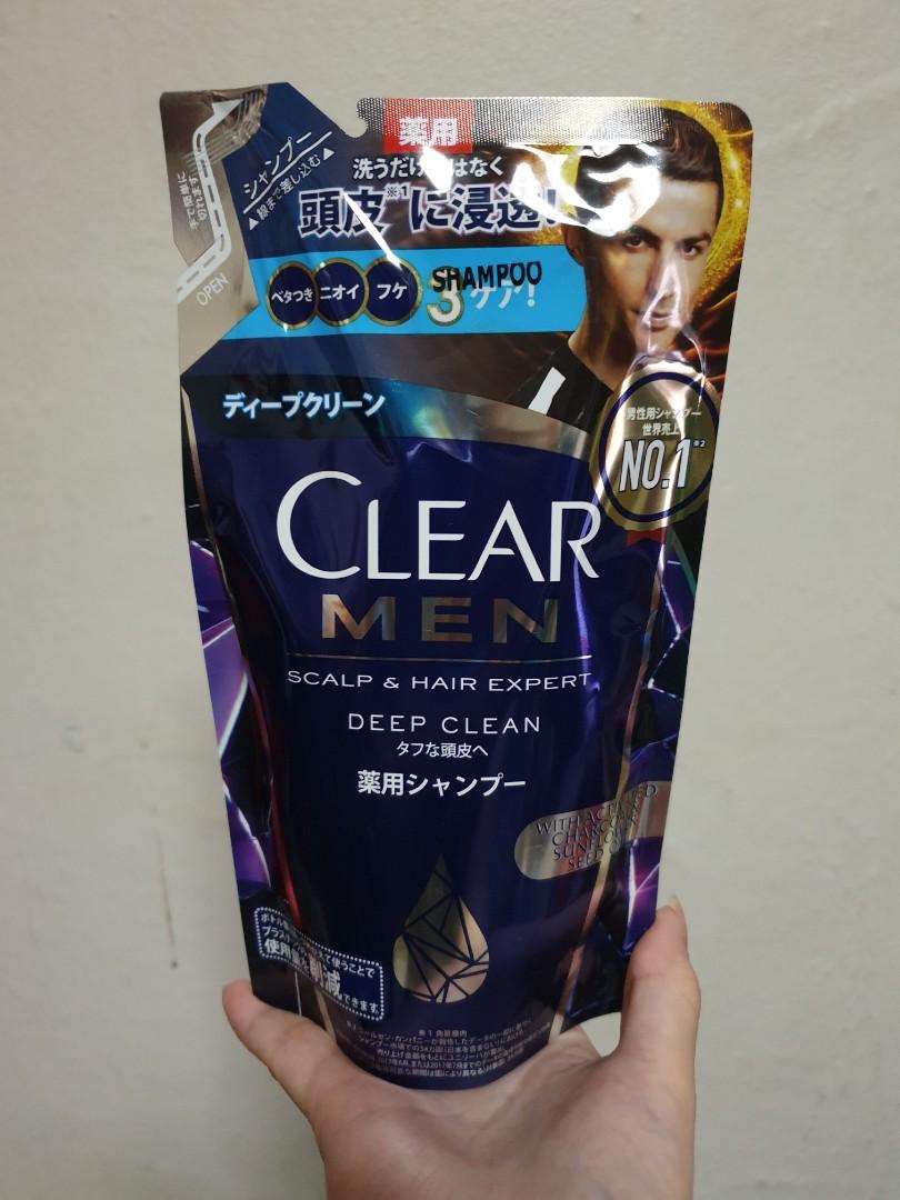 Clear men scalp & hair expert deep clean shampoo 280g refill, Beauty ...
