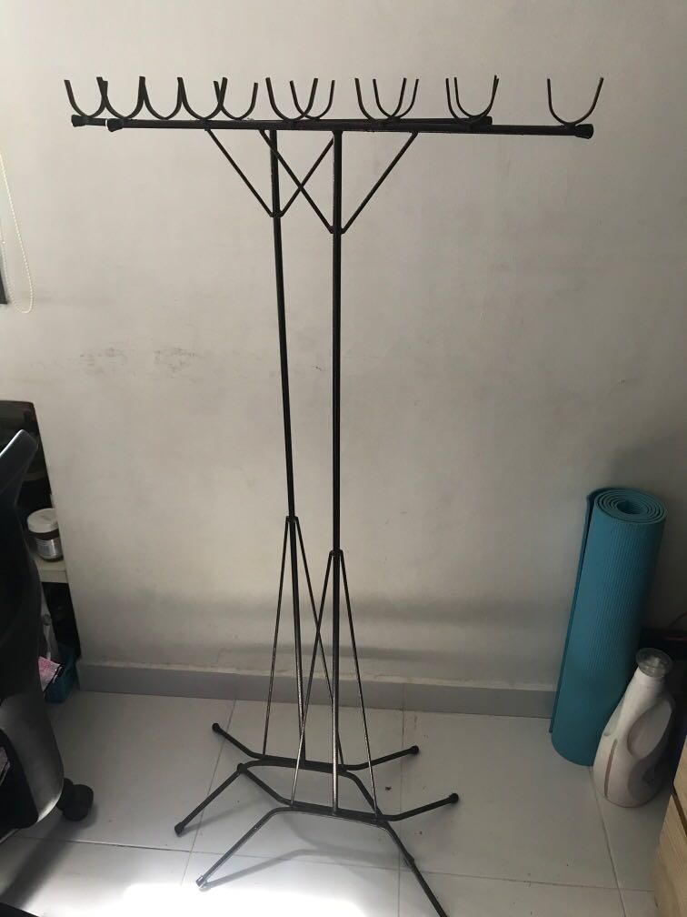 Clothes Stand (bamboo pole), Furniture & Home Living, Bathroom ...