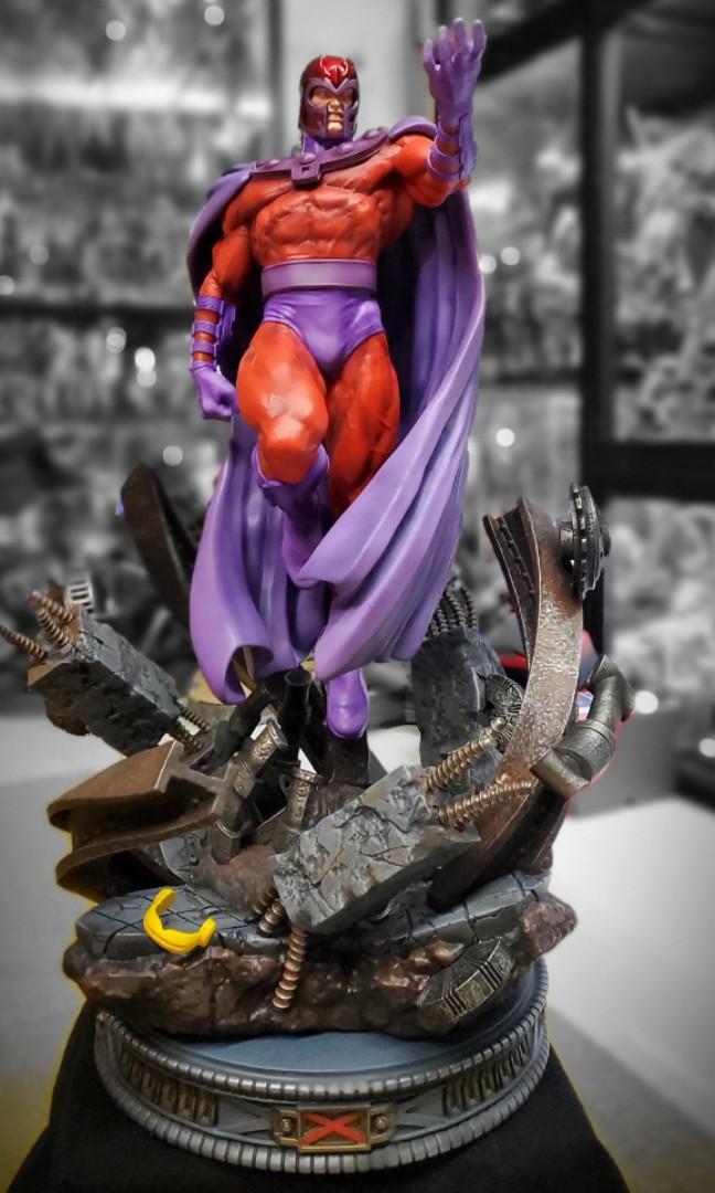 Custom jim lee magneto statue ( sideshow marvel hot toys dam toys ...