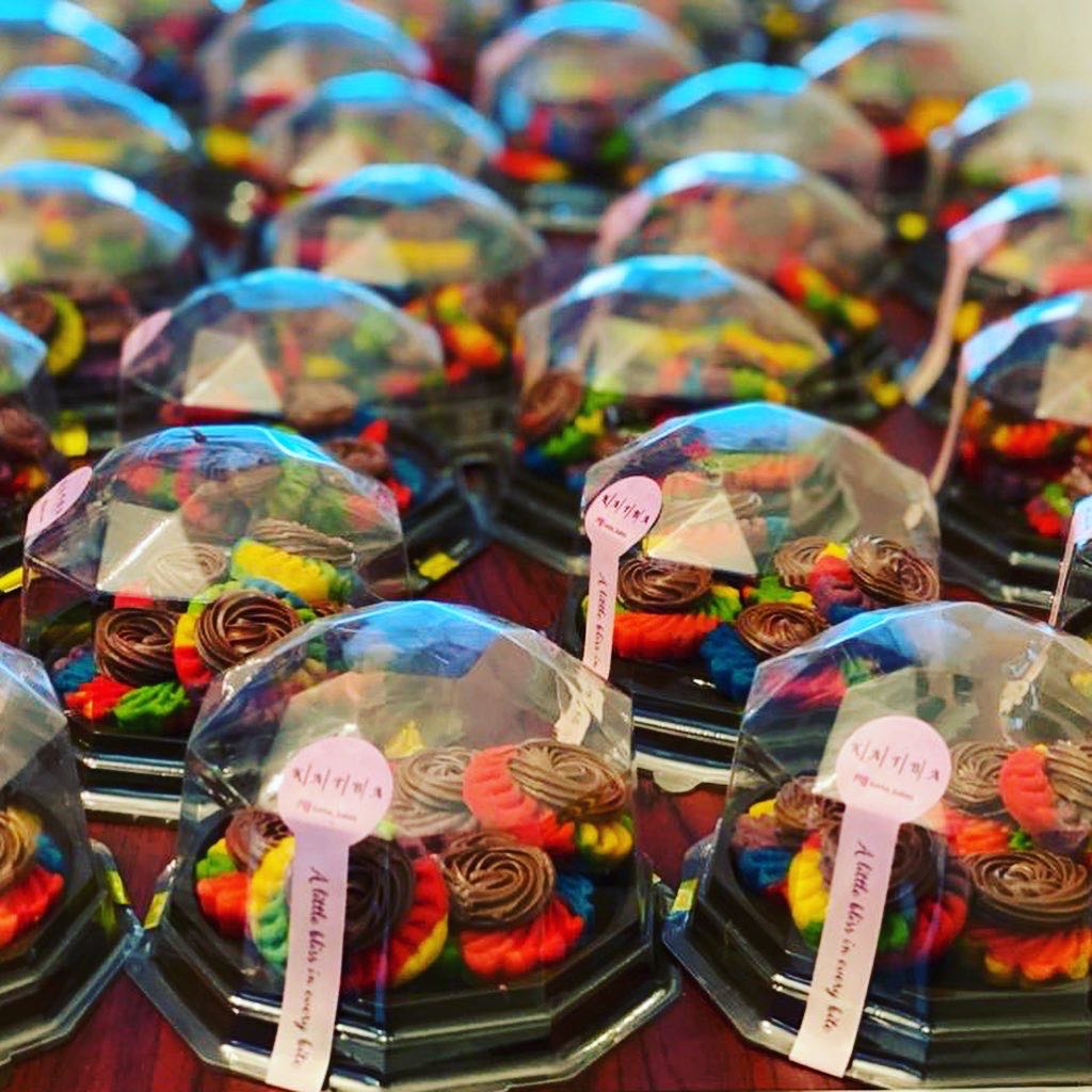 Event Favours-Rainbow Nutella tarts, Food & Drinks, Baked Goods on ...