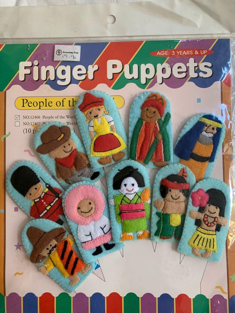 Finger puppets, Hobbies & Toys, Toys & Games on Carousell