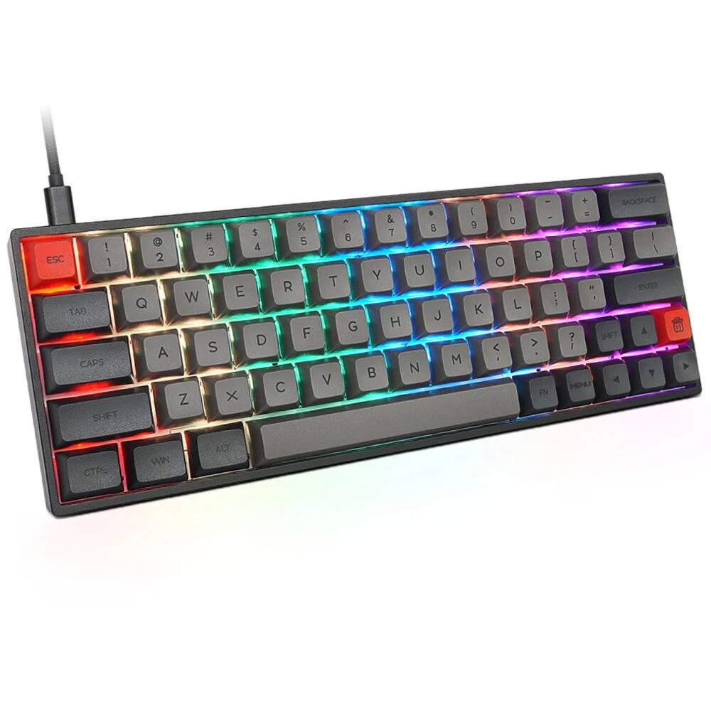 Geek Customized SK64S 64 Keys RGB (Red Optical - Modified) Mechanical ...
