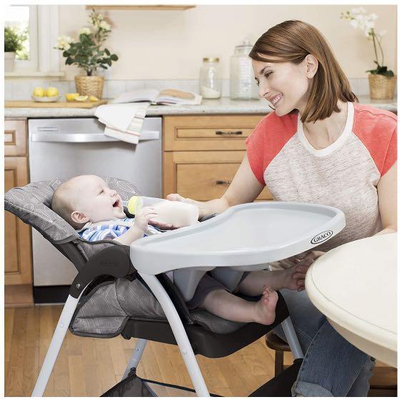 Graco Slim Snacker High Chair | Ultra Compact High Chair, Babies & Kids ...