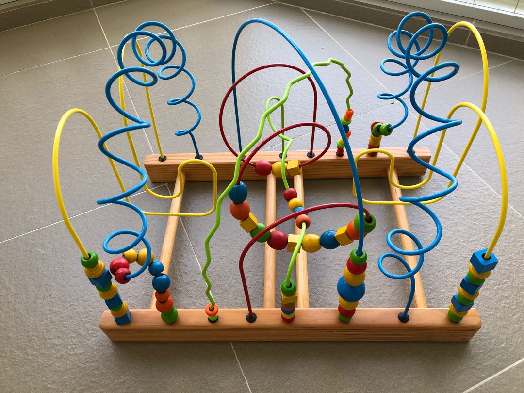 Hape Wooden Bead Maze Tunnel mountain toy, Hobbies & Toys, Toys & Games ...