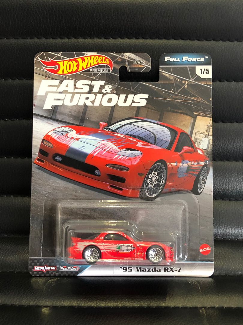Hot Wheels Premium Fast & Furious Mazda RX7, Toys & Games, Bricks ...