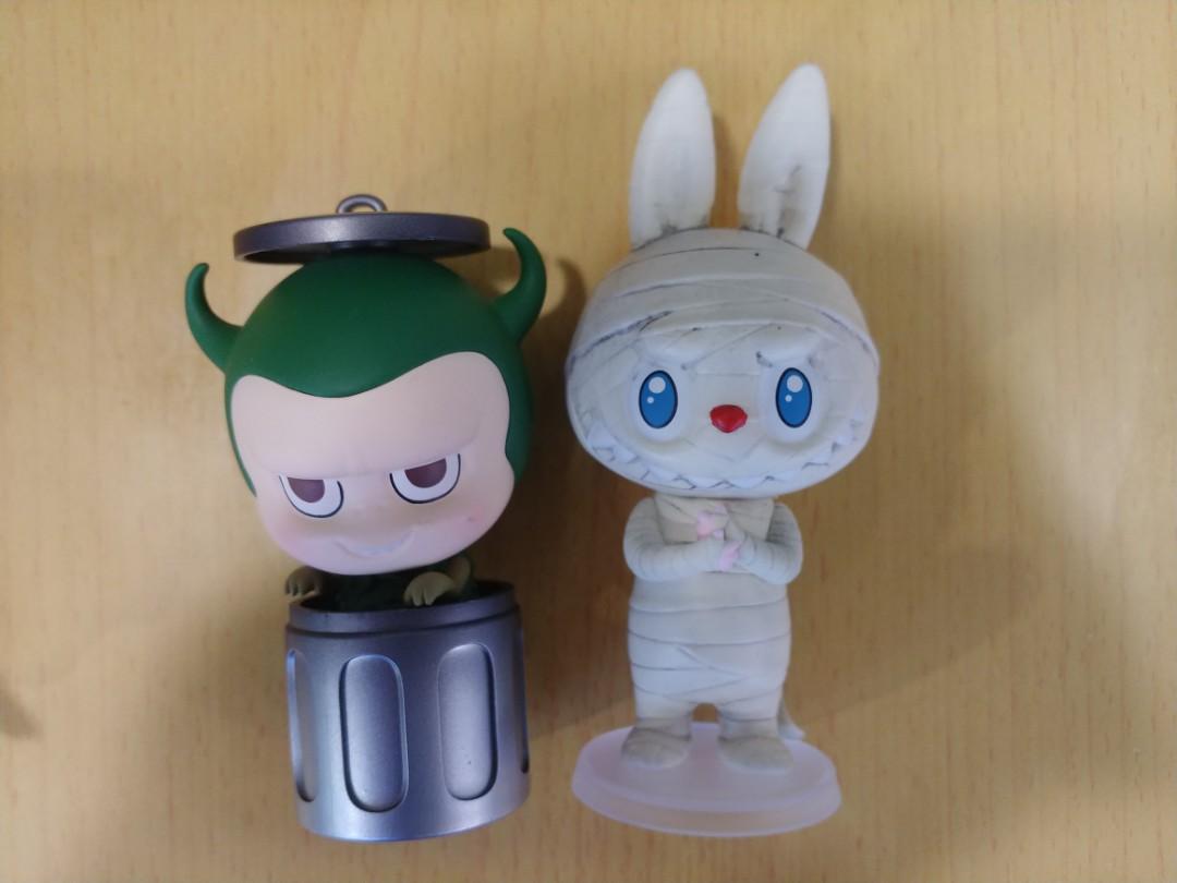 How2work zimomo labubu tycoco spooky 小鬼 萬聖節 盲盒 吸血蝙蝠 科學怪人 狼人, 興趣及遊戲, 玩具 ...