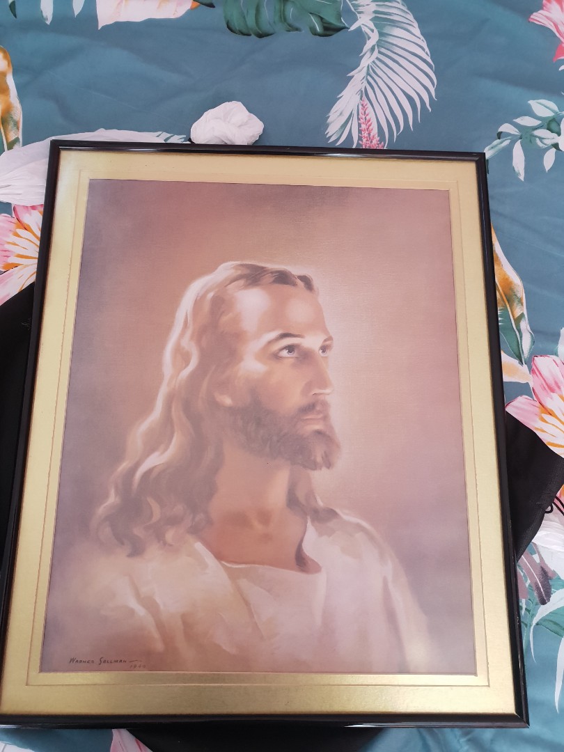 Jesus frame, Furniture, Home Decor, Others on Carousell