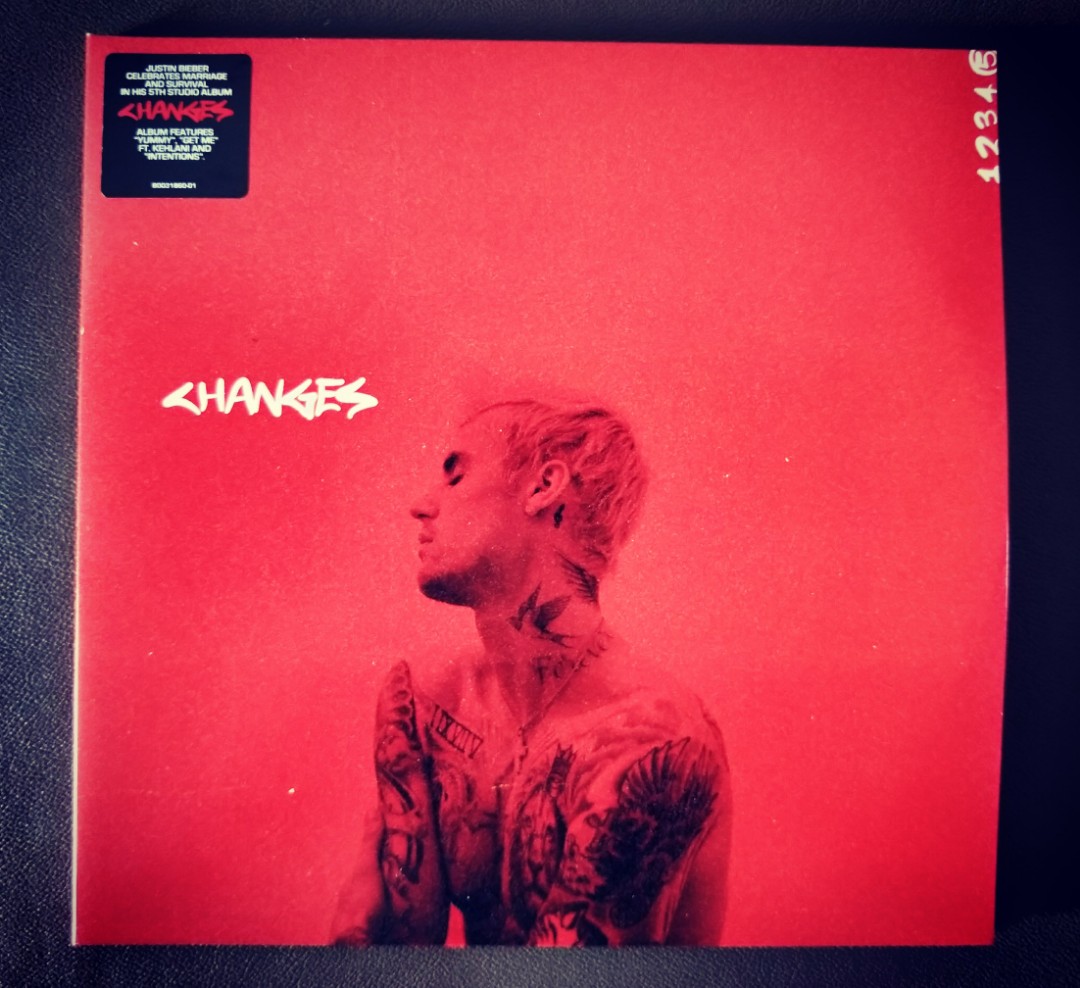 Justin Bieber Changes Vinyl Music Album, Hobbies & Toys, Music & Media ...