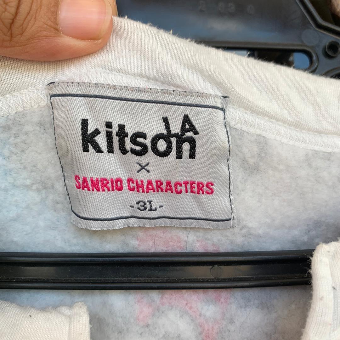 Kitson La X Senrio Character Hello Kitty Long Hoodie, Women's Fashion ...