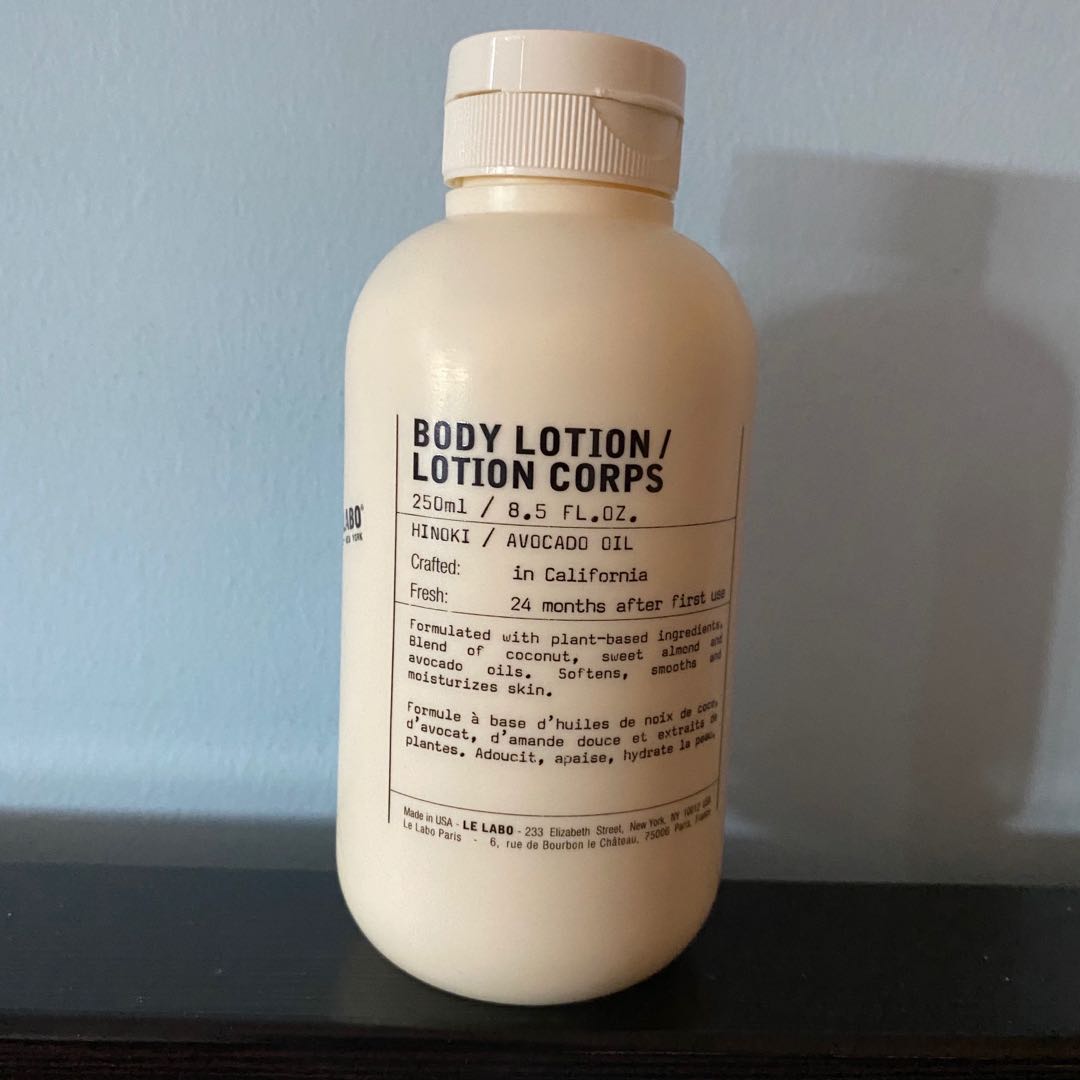 Le Labo Hinoki Body Lotion 250ml, Beauty & Personal Care, Bath & Body ...