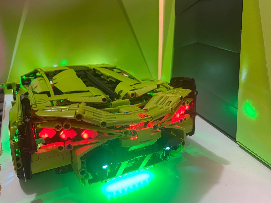 Lego 42115 lamborghini sian led 豪華遙控燈組, 興趣及遊戲, 玩具 & 遊戲類 - Carousell