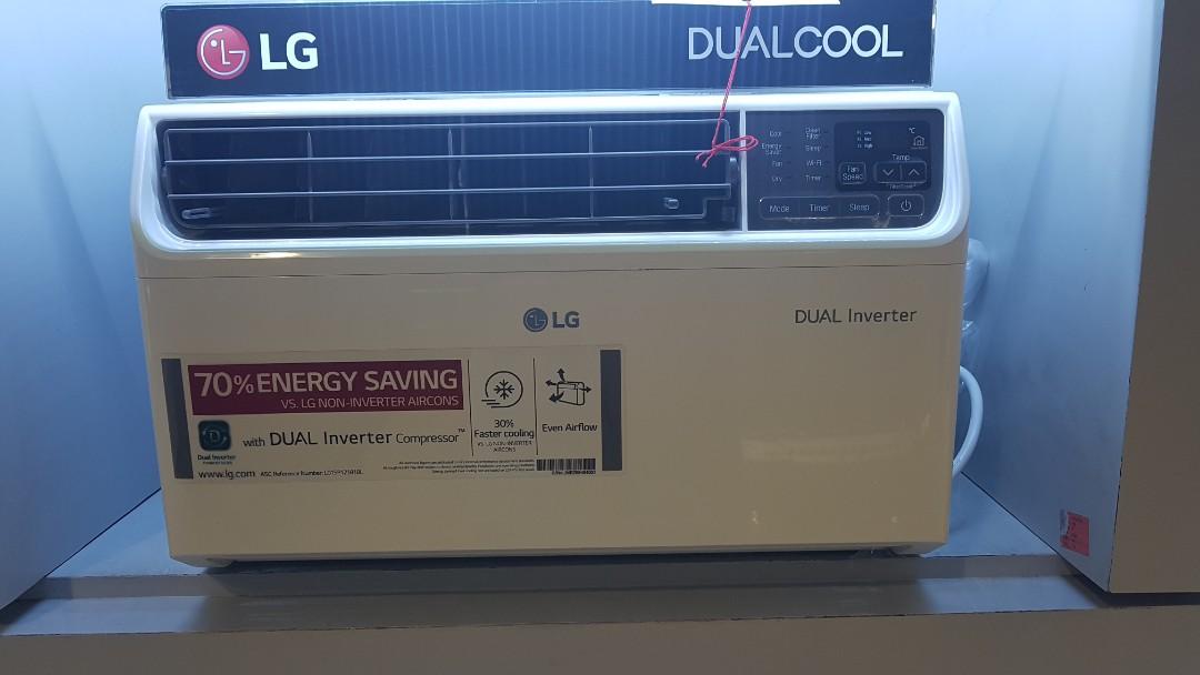 LG Dual Inverter Window Type Aircon, TV & Home Appliances, Air ...