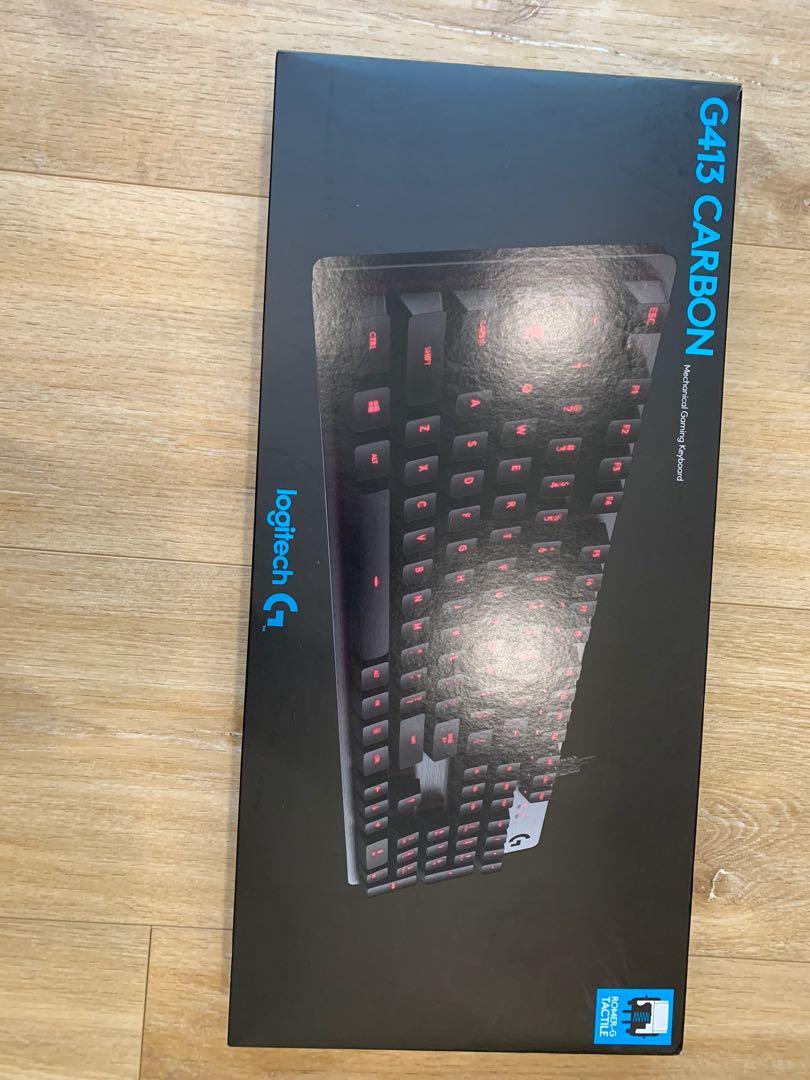 Logitech G413 carbon mechanical gaming keyboard, Computers & Tech ...