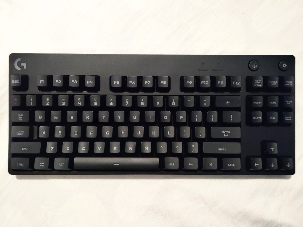 Logitech G Pro Tenkeyless Gaming Keyboard (Romer-G Tactile Switches ...