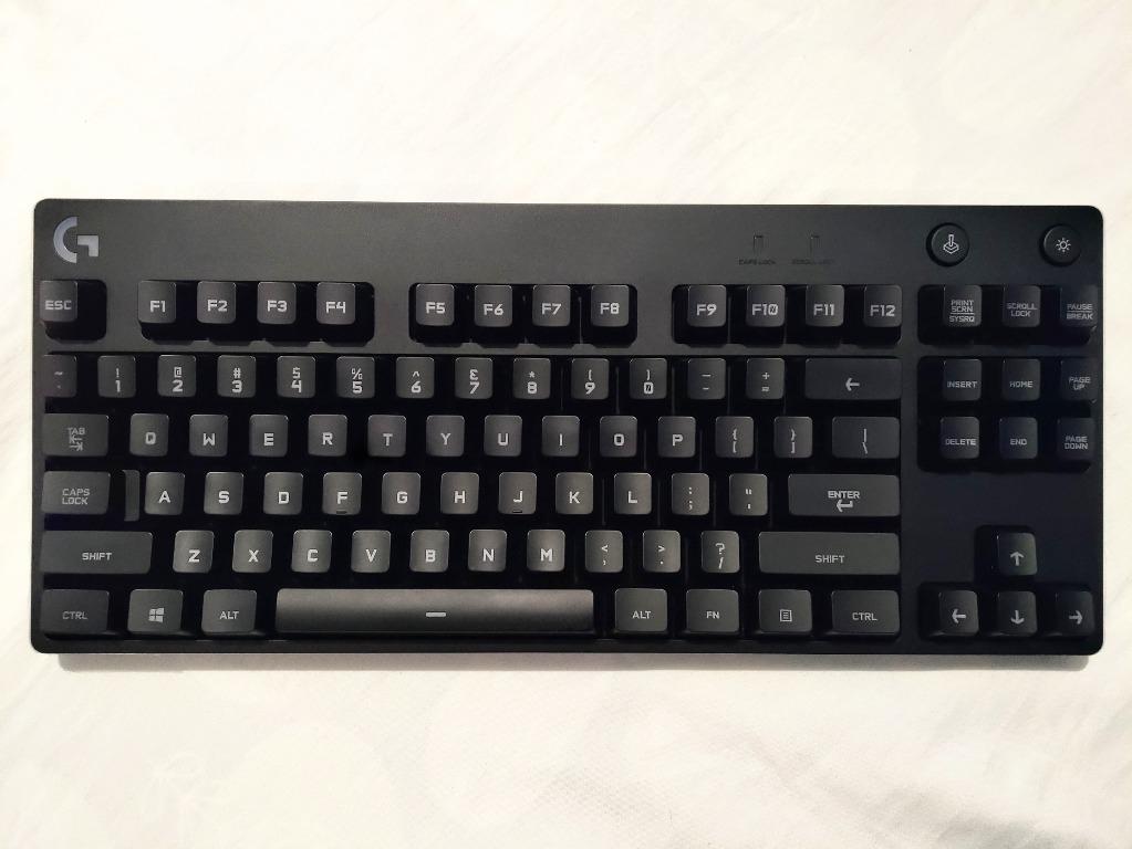 Logitech G Pro Tenkeyless Gaming Keyboard (Romer-G Tactile Switches ...