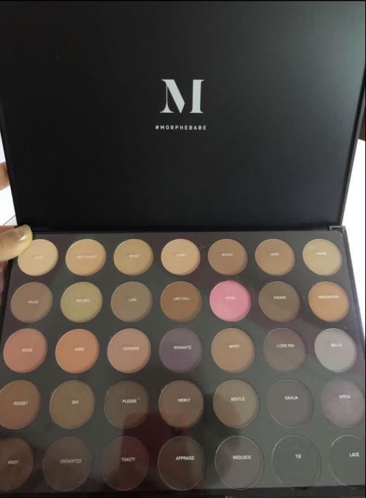 Morphe Eyeshadow Palette (35W), Beauty & Personal Care, Face, Makeup on ...