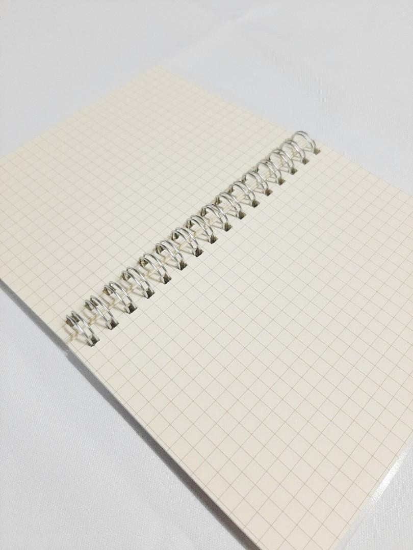 MUJI-Inspired Notebook Small Size (Grids), Hobbies & Toys, Stationary ...