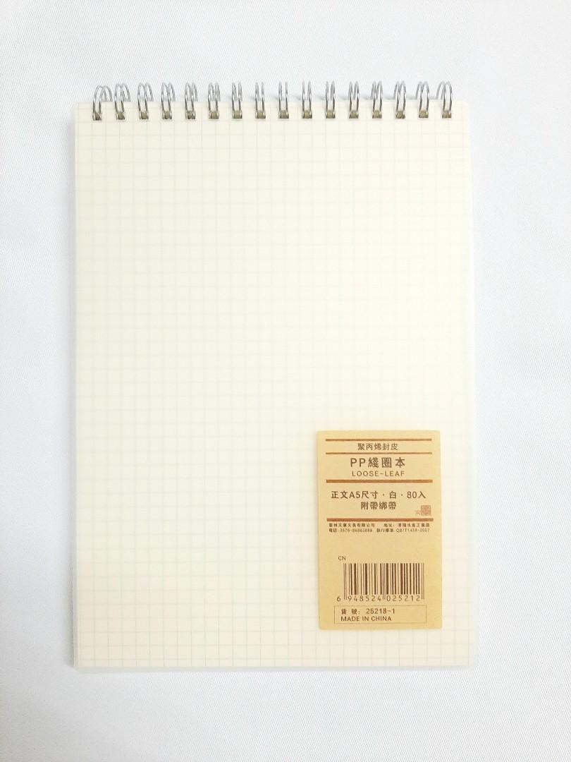 MUJI-Inspired Steno Notebook Regular Size (Grids), Hobbies & Toys ...