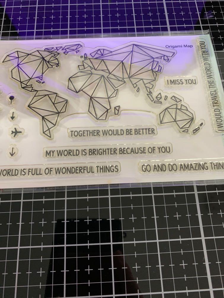 Origami Map Stamp set, Hobbies & Toys, Stationery & Craft, Craft ...