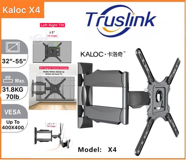 Original KALOC X4 180° Full Motion Double Swivel -5°~8° Up Down Tilt -3 ...