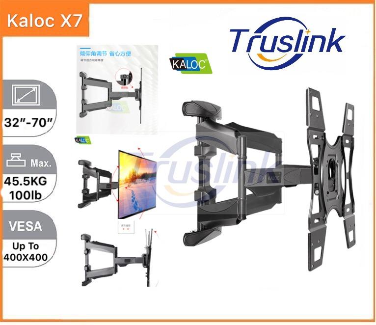Original KALOC X7 50°-80°Full Motion Double Swivel -5°~8°Up Down Tilt ...