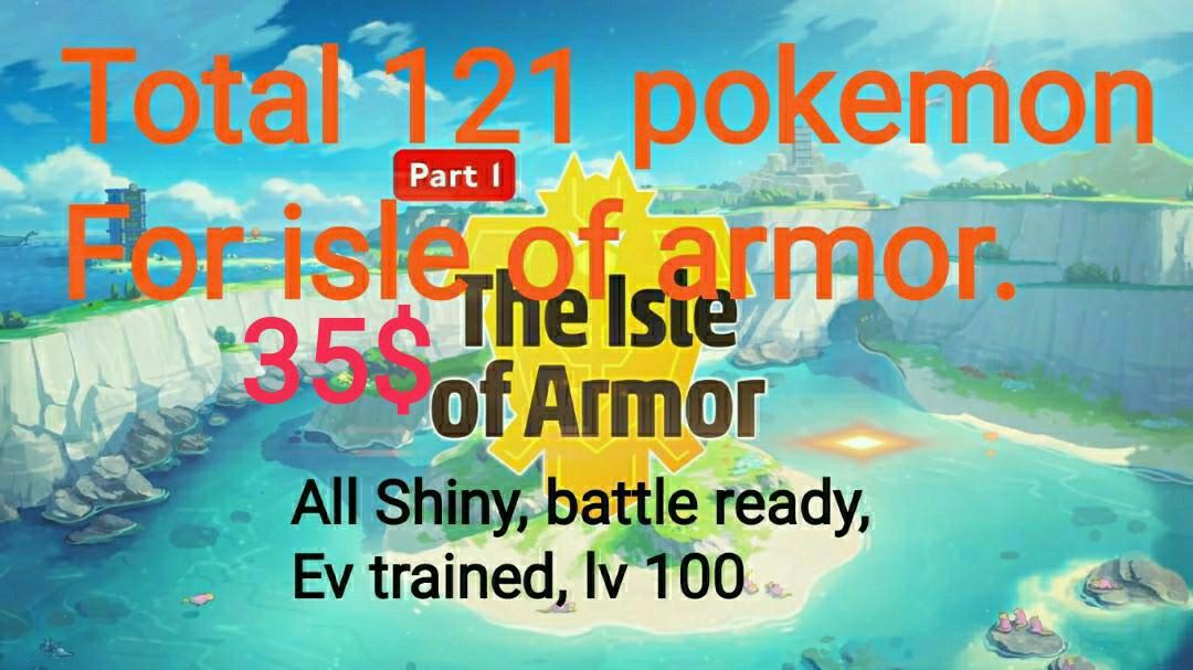 Pokemon Sword And Shield And Isle Of Armor Home Full Galar Pokedex Shiny