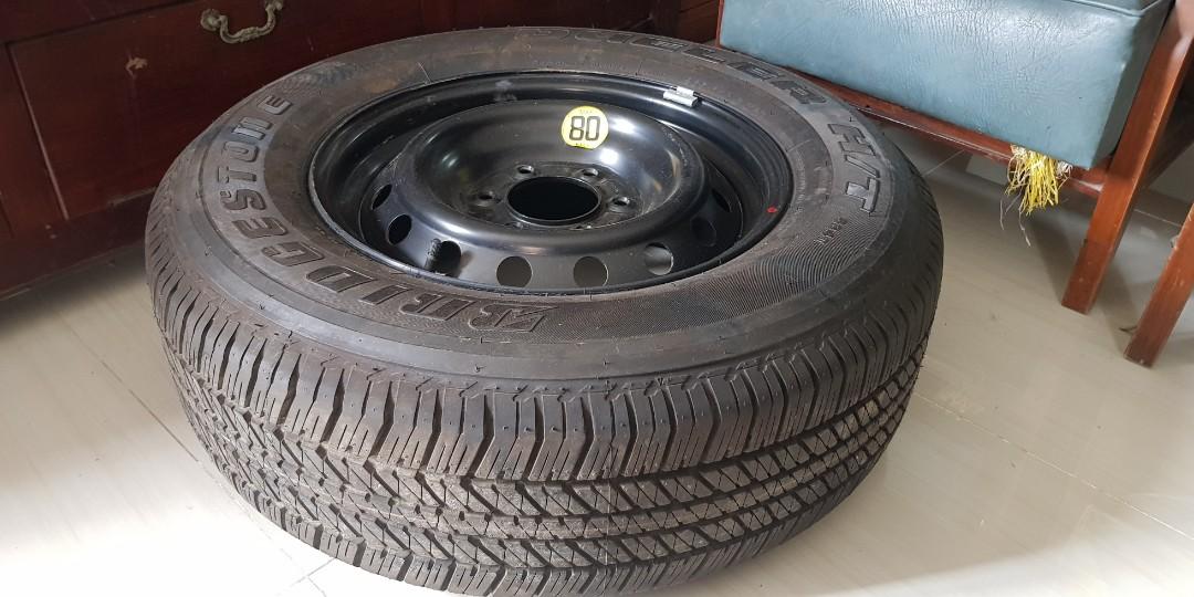 Reserved tire for Ford Everest 256x17, Car Parts & Accessories, Mags ...