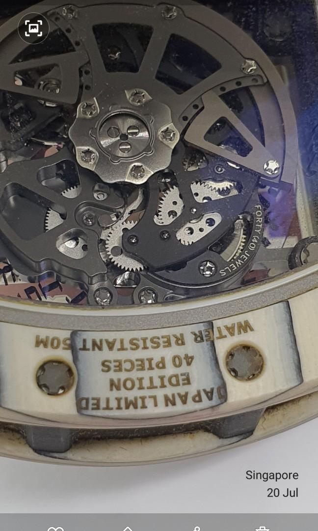 Richard mille rm30 white NTPT, Men's Fashion, Watches on Carousell