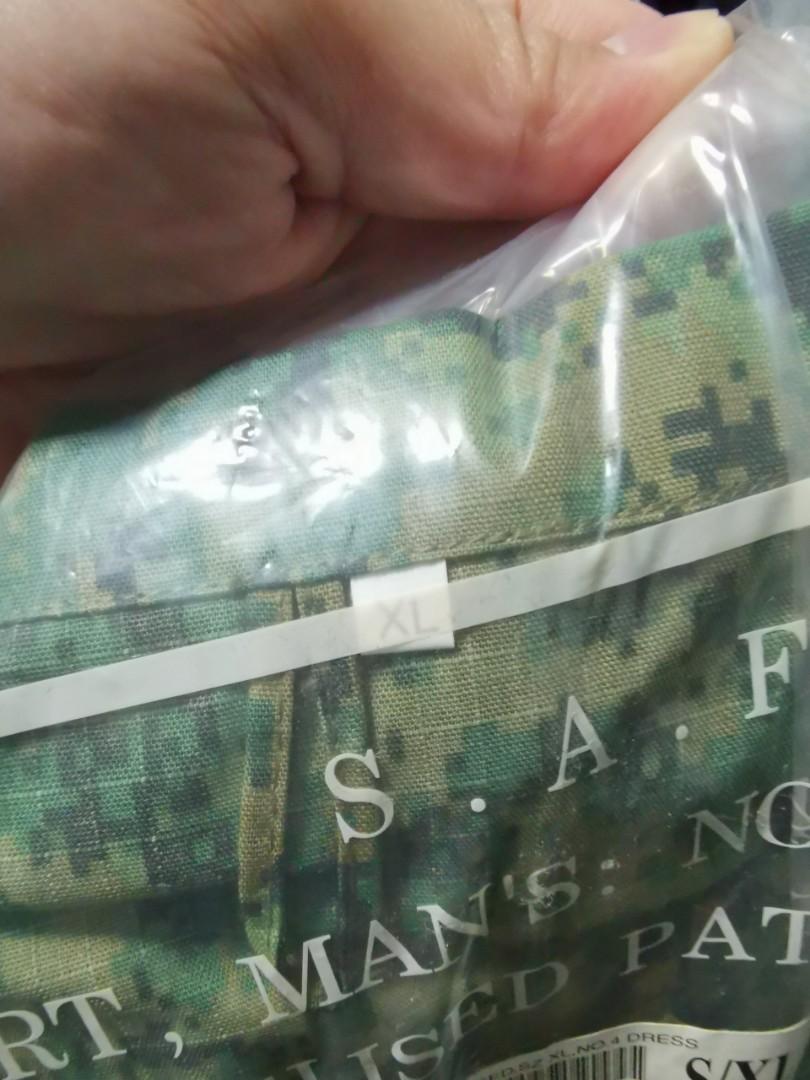 SAF uniform No. 4 shirt. Brand New, Men's Fashion, Tops & Sets, Shirts ...