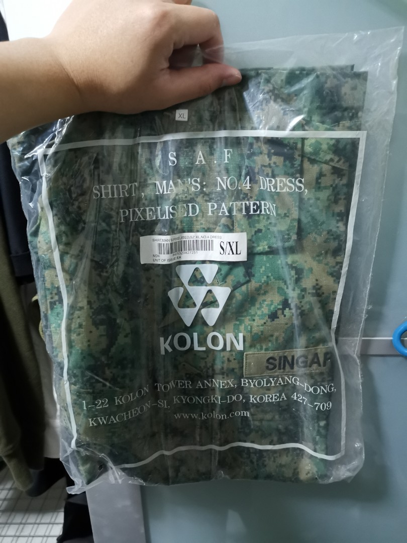 SAF uniform No. 4 shirt. Brand New, Men's Fashion, Tops & Sets, Shirts ...