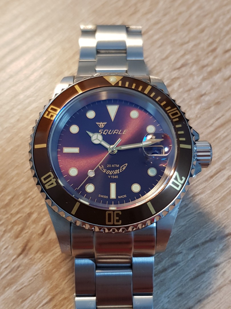 Squale 20 Atmos Rootbeer (full-set, good condition), Mobile Phones ...