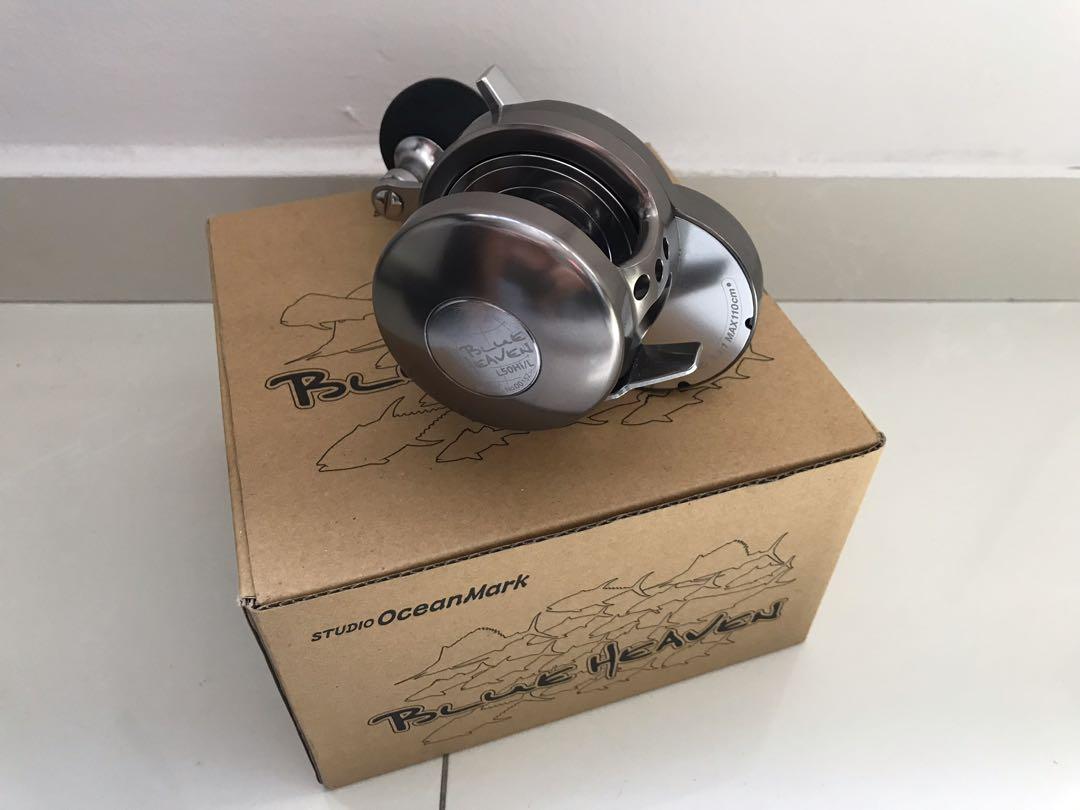 Studio Ocean Mark SOM Blue Heaven L50 HI Left Lever Drag Reel (not ...