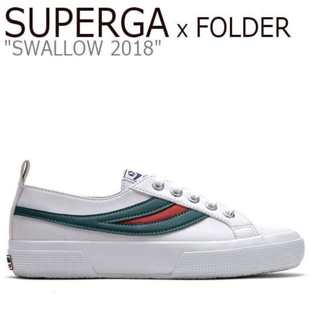 Superga x Folder Limited Exclusive Swallow (Red/Green) - Size 36 Unisex ...