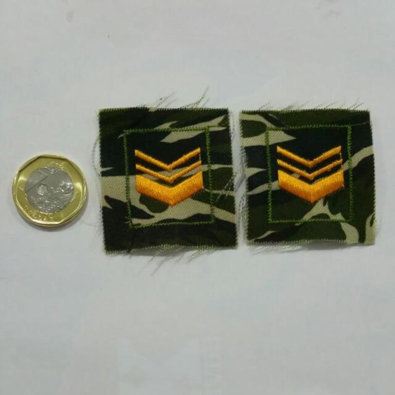 Taiwan Corporal Rank - Military Army Marine Corp (Sewn On Patch ...