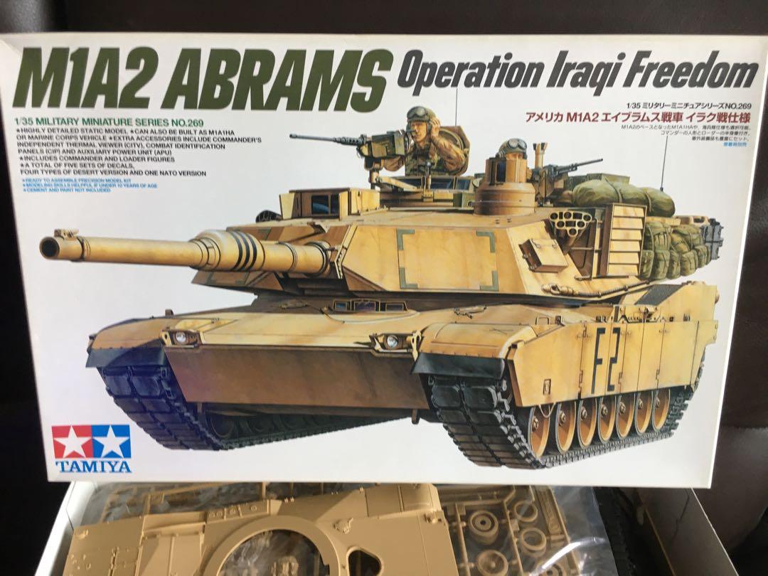 Tamiya 1/35 M1A2 AbramsOperation Iraqi Freedom, 興趣及遊戲, 玩具 & 遊戲類 - Carousell