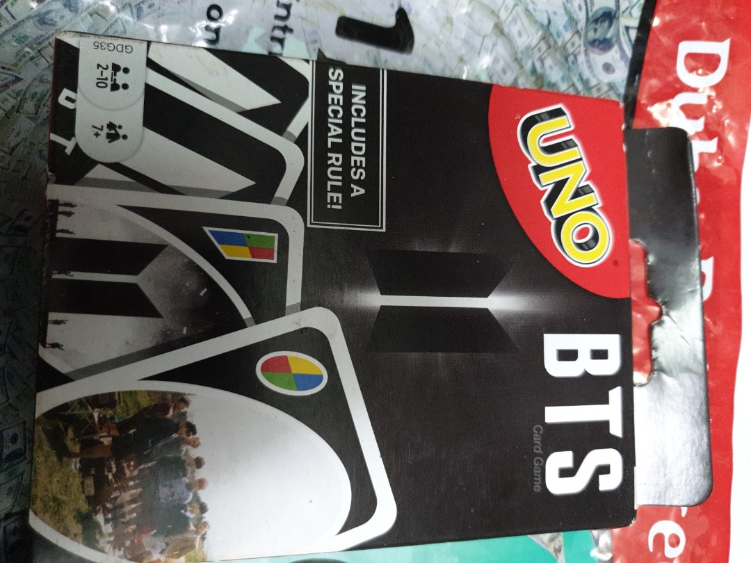 UNO BTS limited edition card game, Toys & Games, Board Games & Cards on ...