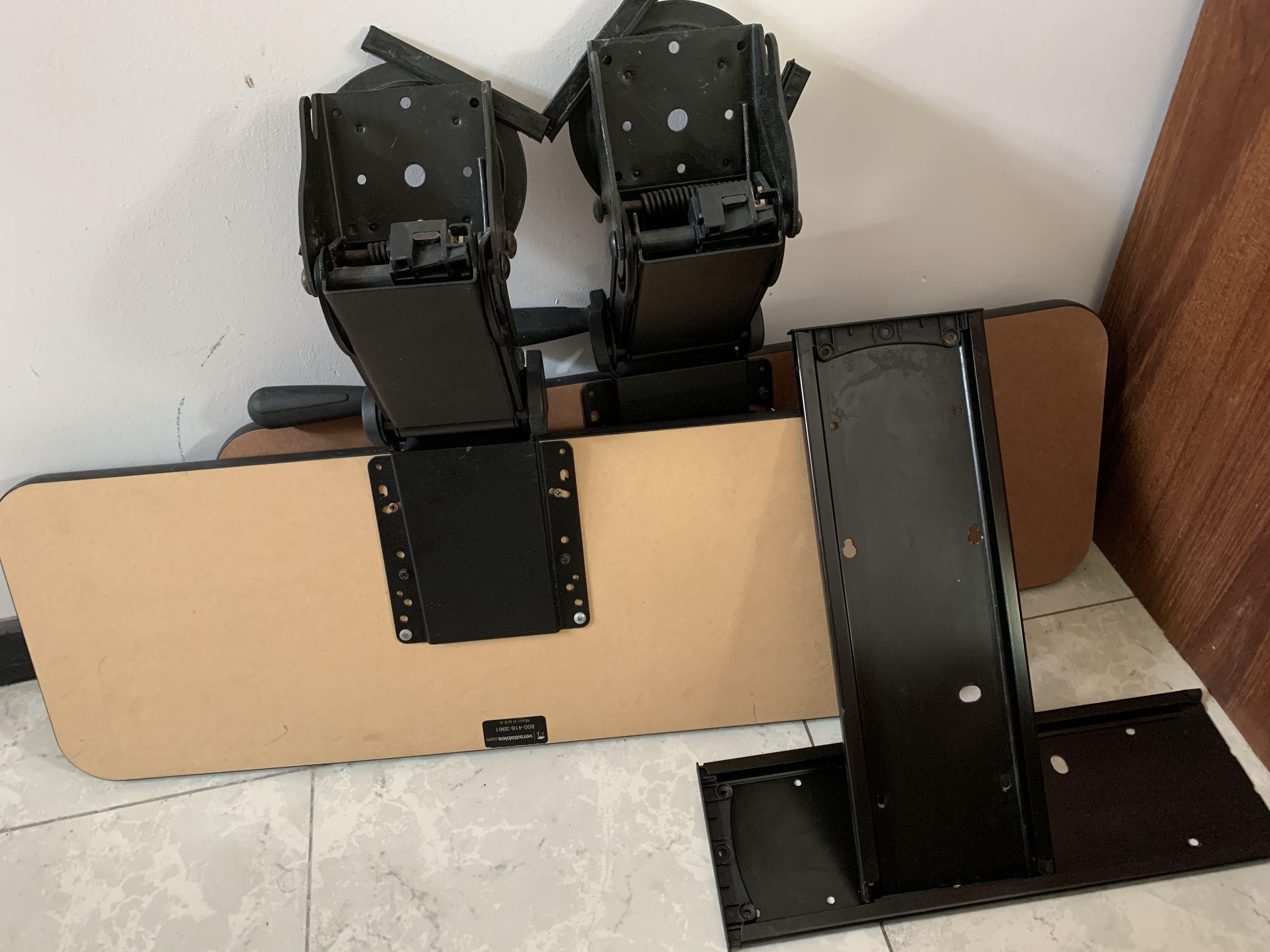 Versatables Deluxe pivoting keyboard tray, Furniture & Home Living ...