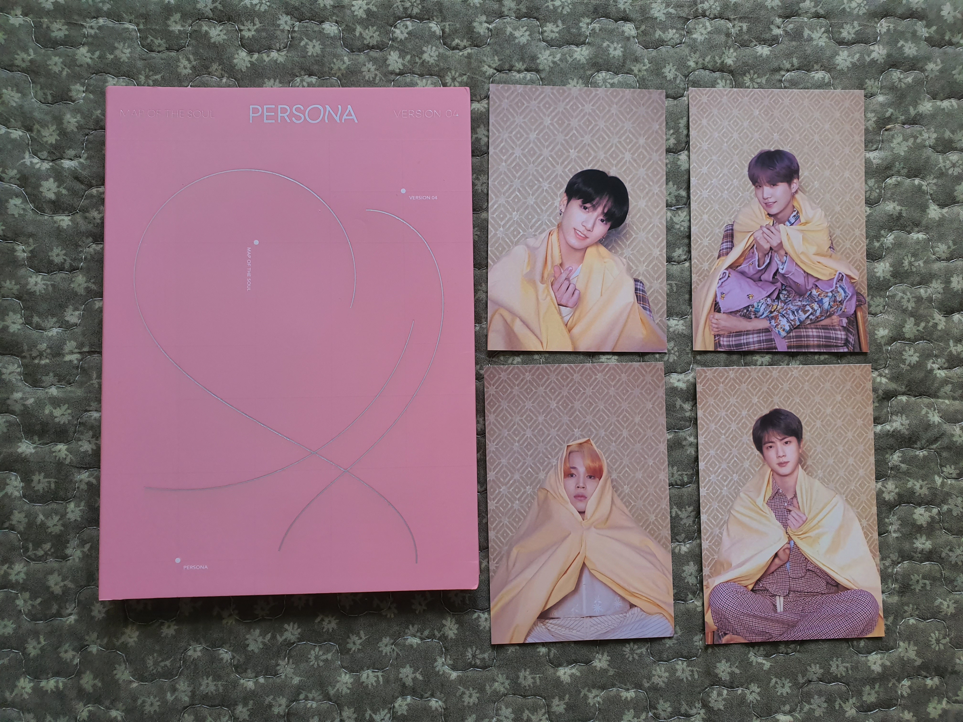 WTS BTS MOTS PERSONA VER 4 + BTS PERSONA POSTCARDS OFFICIAL, Hobbies ...