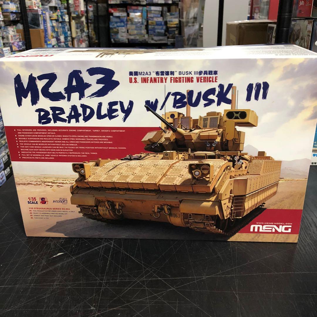1/35 Meng US M2A3 Bradley Busk III Full Interior Model Kit, Hobbies ...