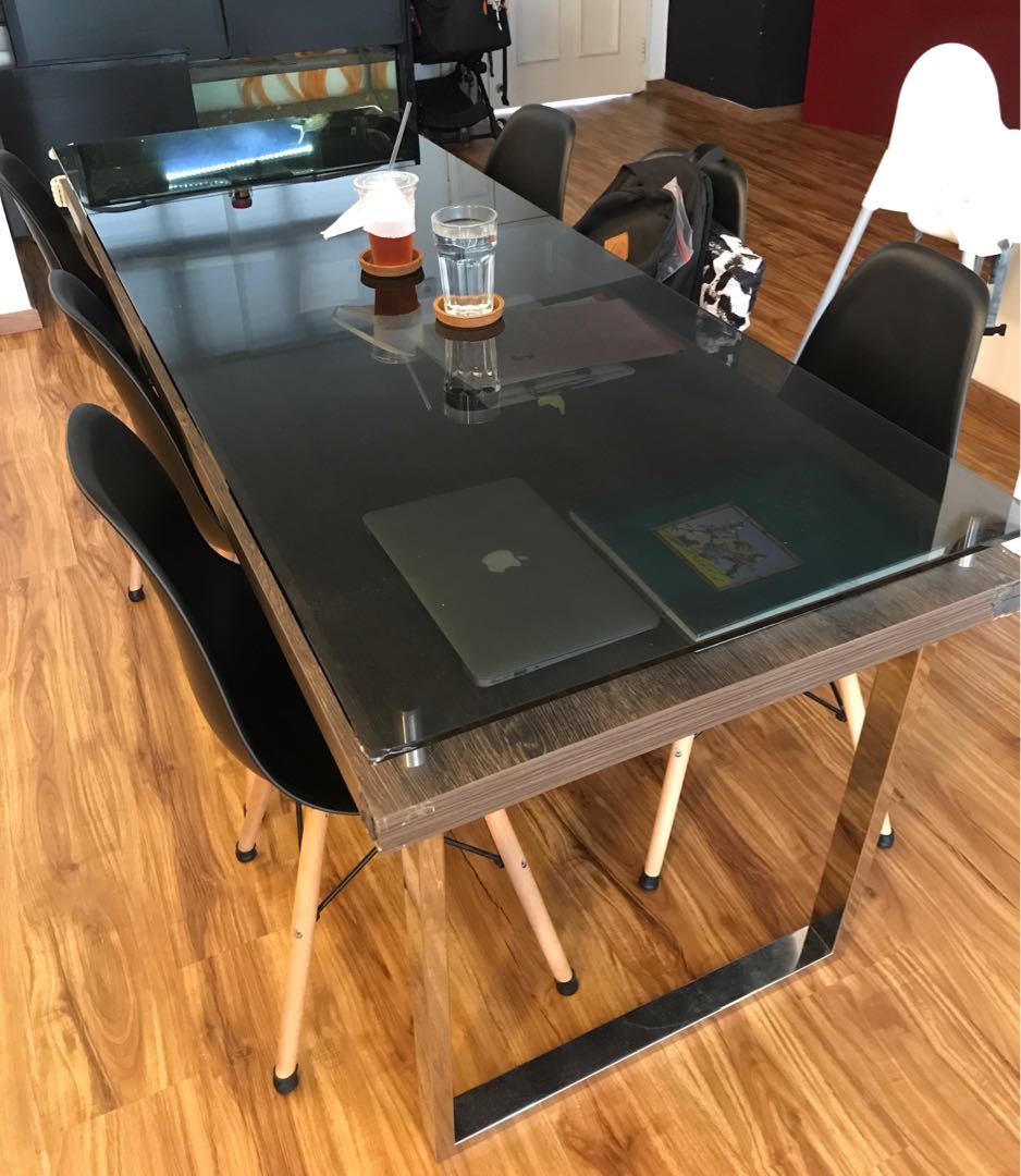 2 metre table, Furniture & Home Living, Furniture, Tables & Sets on ...