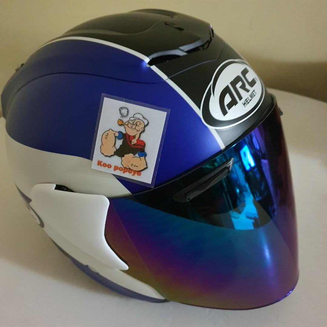 ARC AR1 TAIRA MATT BLUE, Motorcycles, Motorcycle Accessories on Carousell