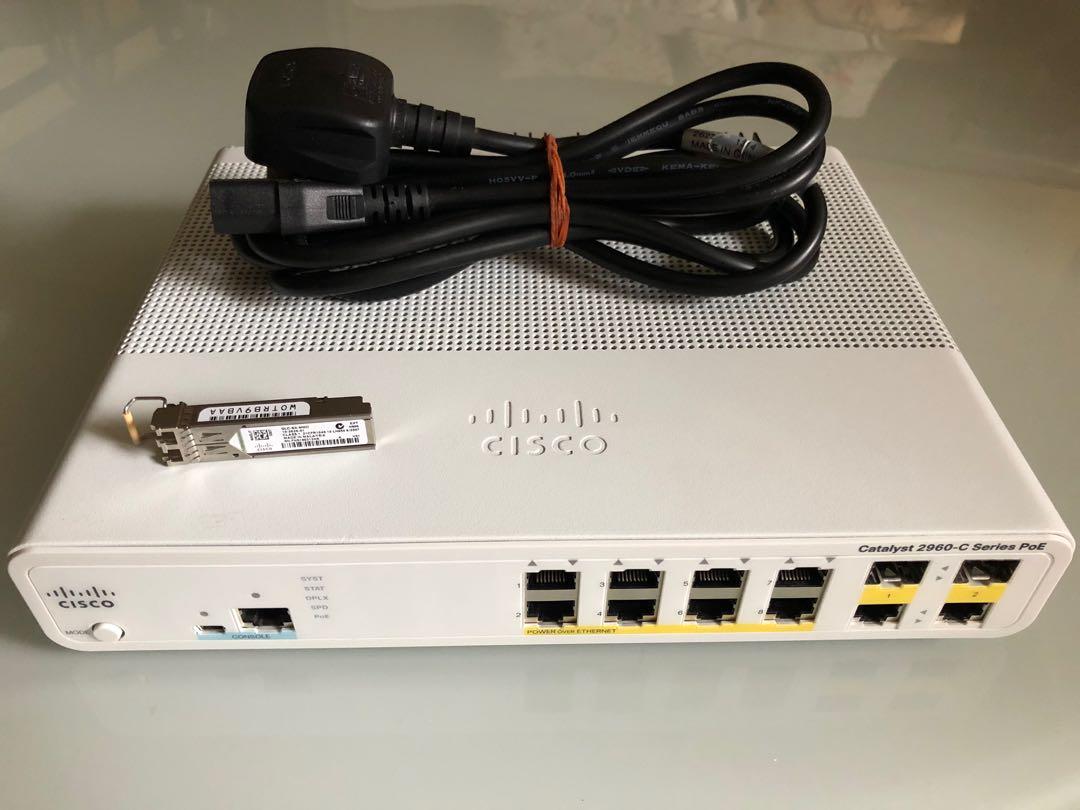 Cisco Catalyst 2960 C Poe Transceiver Glc Sx Mmd Computers And Tech