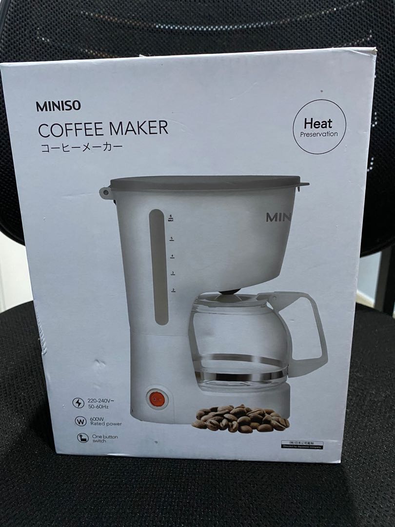 Coffee Maker Miniso, Kitchen & Appliances di Carousell